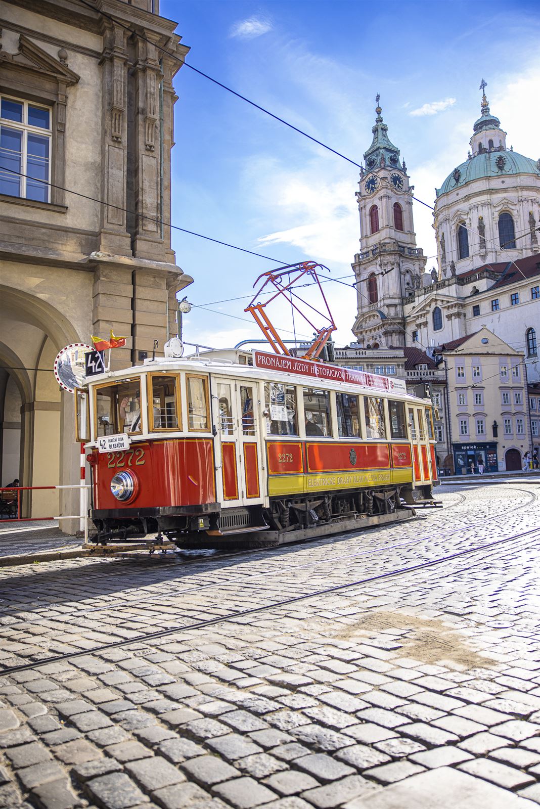 vintage tram No. 42 - Prague City Tourism Corporate